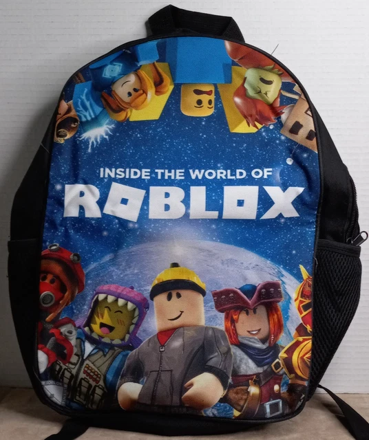 INSIDE THE WORLD of Roblox Backpack With Pencil Case, Mesh Pockets ...