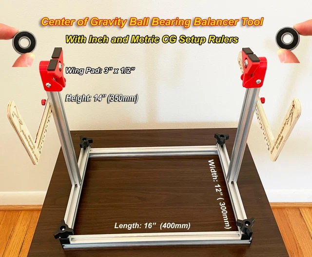 CENTER OF GRAVITY Ball Bearing RC Balancer Tool £98.95 - PicClick UK