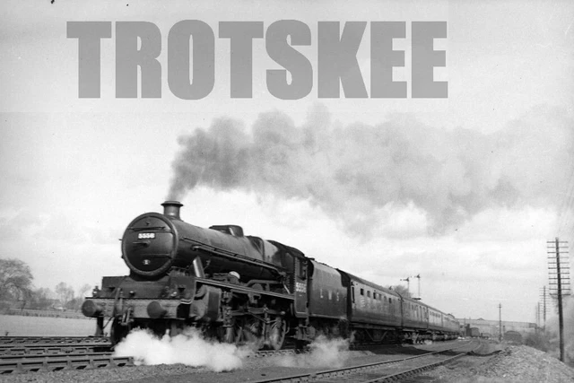 GLASS NEGATIVE BR British Railways Steam Loco 5556 Class Jubilee ...