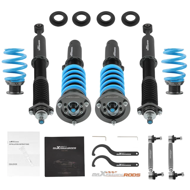COILOVERS SUSPENSION KIT for BMW M3 E46 2000-06 Coupe Convertible w ...