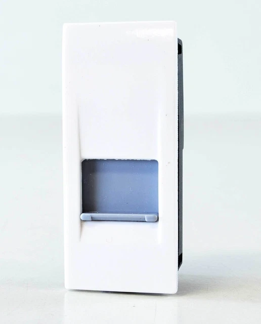 MK K545WHI WHITE Plastic RJ45 Data Socket Module Grid Cat 5e $12.91 ...