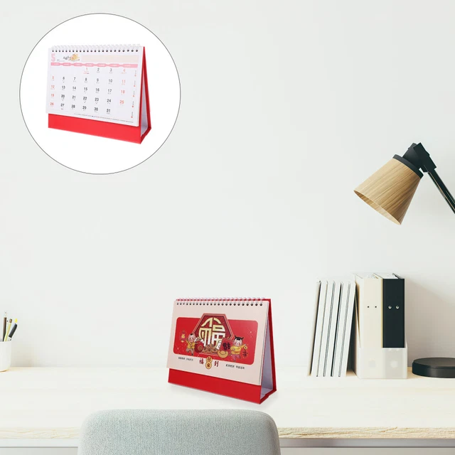 DESKTOP PAPER CALENDAR Calendar Desk for Office Home Desktop £8.05 ...