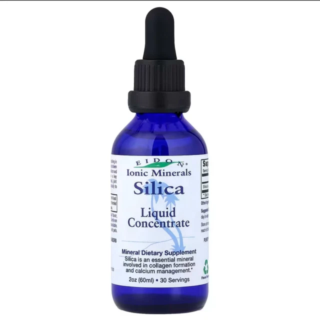 EIDON IONIC MINERALS, Silica, Liquid Concentrate, 2 oz (60 ml) £17.21 ...