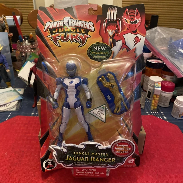 POWER RANGERS JUNGLE Fury Master Blue JAGUAR Ranger nuovo sigillato in ...