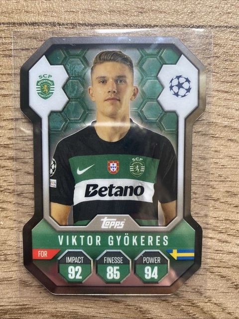 MATCH ATTAX 24/25 Viktor Gyokeres Chrome Shield £3.00 - PicClick UK