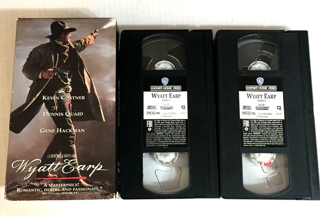 WYATT EARP KEVIN Costner VHS tape Ships Same Day With Tracking £8.66 ...