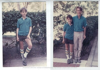 NEVERENDING STORY BARRET Oliver Child Actor Signed + Brother Candid ...