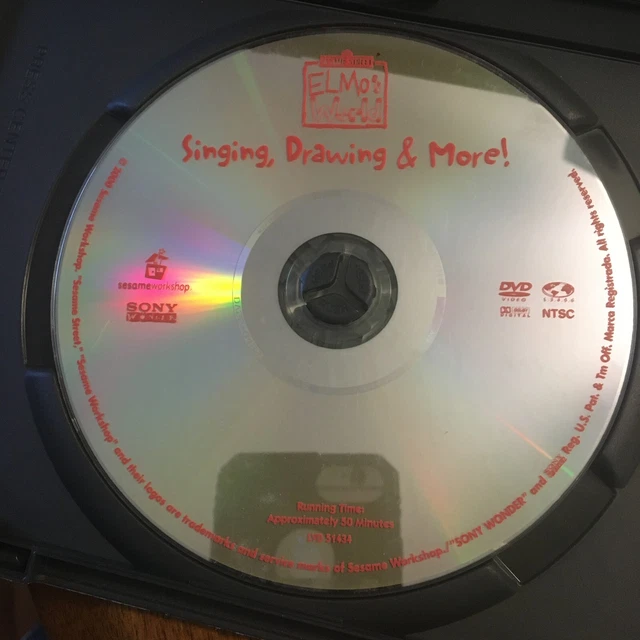 Elmos World Singing Drawing More Dvd 2002 Eur 1186 Picclick De