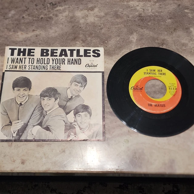THE BEATLES I Want To Hold Your Hand 1963 7 Pouces Single 45 Tours ...