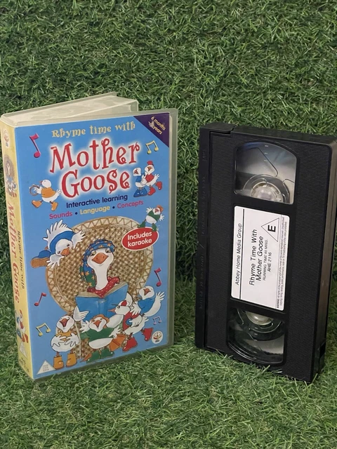 RHYME TIME WITH Mother Goose VHS Children’s Kids Video Tape Nursery ...