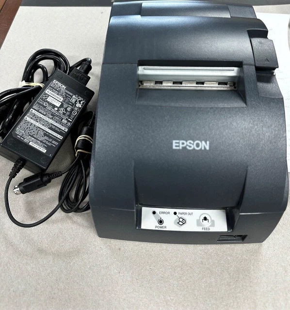 EPSON TM-U220D POINT of Sale Dot Matrix Printer Model M188D & $29.25 ...