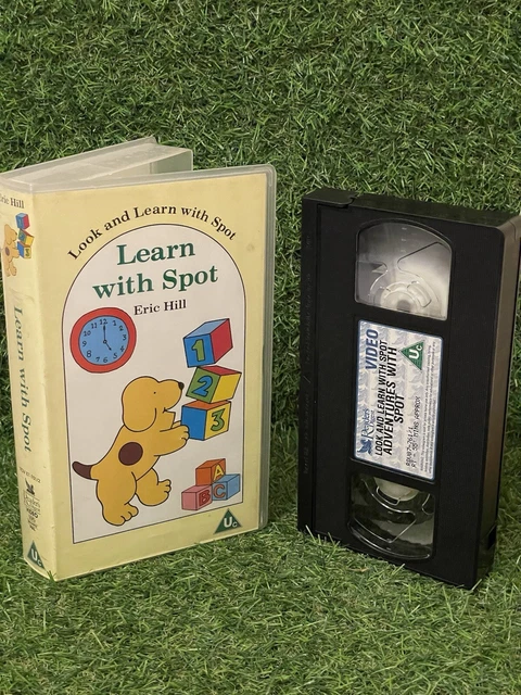 LEARN WITH SPOT - PAL VHS Video Tape Kids Children Look And Learn With ...
