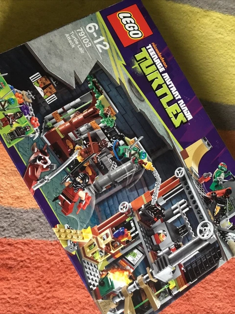 LEGO 79103 TEENAGE Mutant Ninja Turtles Turtle Lair Attack Boxed Almost ...