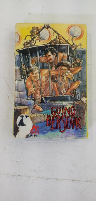 VINTAGE GOING BERSERK Beta Tape rare John Candy Eugene Levy 80s hi Fi ...