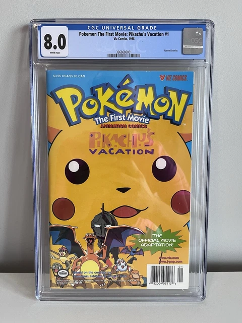 POKEMON THE FIRST Movie: Pikachu's Vacation #1 CGC 8.0 1998 £200.00 ...
