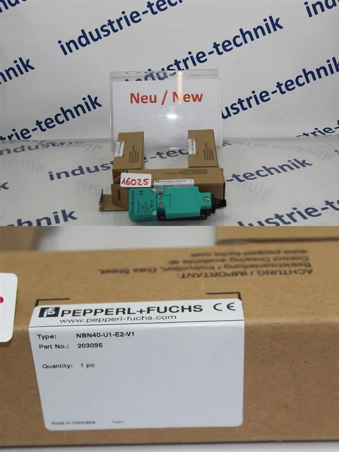 PEPPERL+FUCHS NBN40-U1-E2-V1 CAPTEUR Capteurs de Proximité 203095 EUR ...