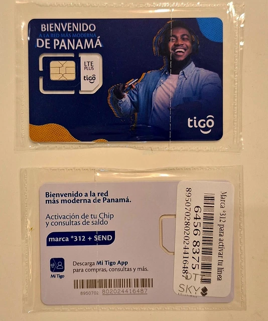 PANAMA___TIGO___NEUF GSM SIM carte avec puce original___homme EUR 8,95 ...