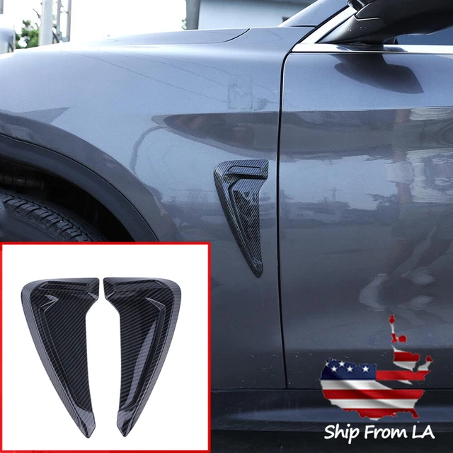 CARBON FIBER SIDE Body Marker Fender Air Vent Wing Trim For 14-18 BMW ...