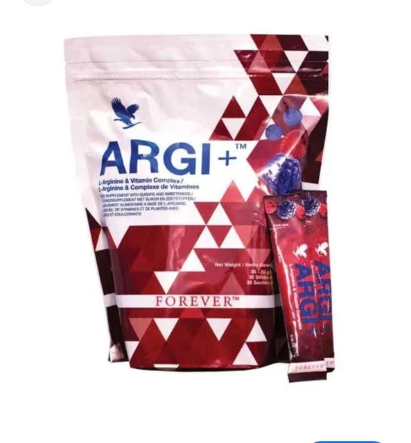 FOREVER LIVING ARGI+ Enhanced Formula L-Arginine & Vitamin Complex 30 ...