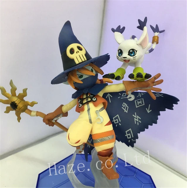 DIGIMON ADVENTURE WIZARMON & Gatomon Tailmon PVC Figure Statue 14cm $38 ...