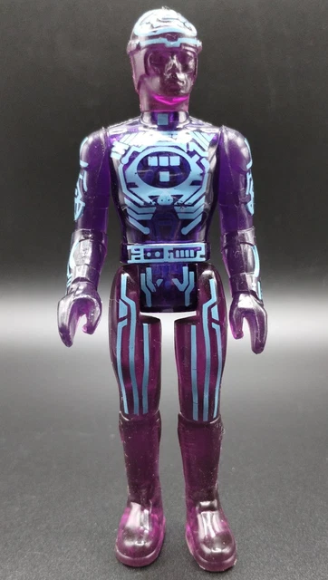 1981 TOMY WALT Disneys "Tron" Movie Purple Action Figure SUPER CLEAN ...