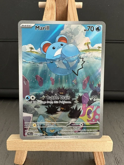 POKEMON MARILL CHARACTER Art - Paldea Evolved - 204/193 - Pack Fresh ...