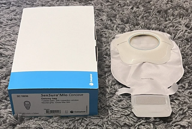 COLOPLAST SENSURA MIO Concave Ostomy Bags - 10 Pcs - Pre-cut 60mm. £11. ...