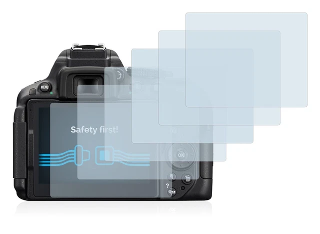 NIKON D5400 DSLR Camera, 6 x Transparent ULTRA Clear Camera Screen ...