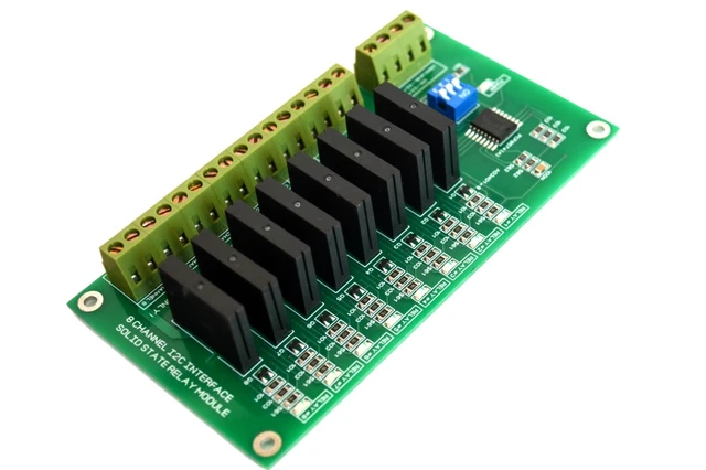 8 CHANNEL I2C Solid State Relay Module V2.0 Arduino Raspberry 110V 220V ...