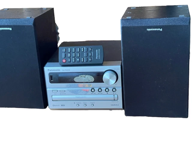 PANASONIC SC-PM250 CD Stereo System Silver EUR 20,00 - PicClick DE