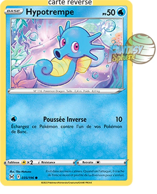 POKEMON 35/196_R HYPOTREMPE Reverse EB11 Epee et Bouclier 11 Origine ...