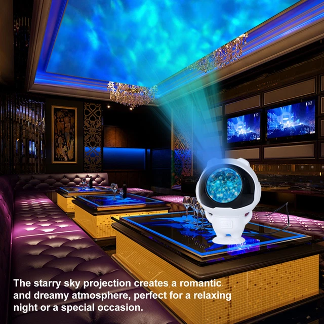 LED WATER RIPPLE Projection Lamp USB Atmosphere Light Romantic Starry ...