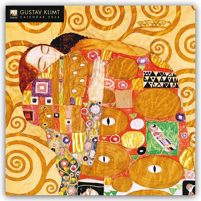 GUSTAV KLIMT 2026 - Original Flame Tree Publishing-Kalender [Kalender ...
