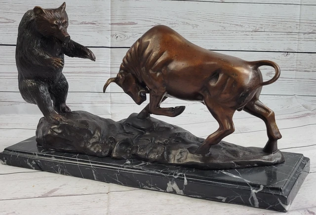 OSO Y BULL Edición Limitada Lost Cera Bronce Colección Escultura ...
