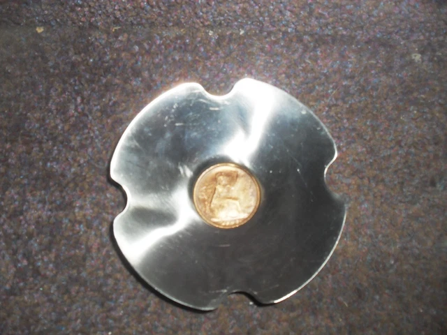 RARE VINTAGE OLD Hall Stainless Steel 1967 Penny (Pin) Change Dish £10. ...