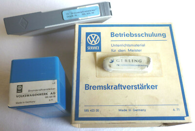 VW OPERATIONS TRAINING brake booster teaching material type 2 bulli VW ...