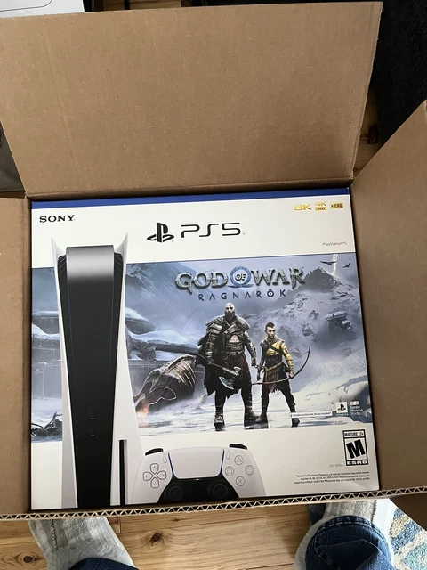 SONY PS5 BLU Ray Disc Edition Console God of War Ragnarök Bundle ...