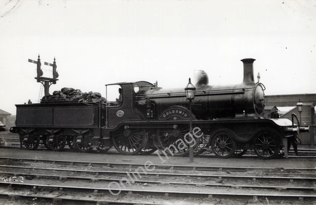 RAILWAY PHOTO DARKROOM LB&SCR Engine B2 4-4-0 Goldsmid No: 316 c1905 £4 ...