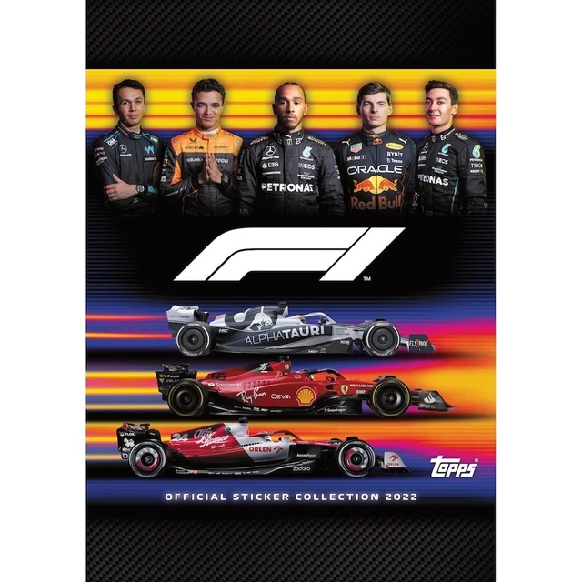 STICKER ALBUM FORMULA 1 2022 / 2023 + Set completo di 154 figurine DA ...