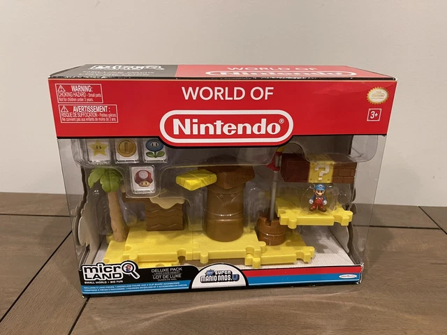 WORLD OF NINTENDO Micro Land Super Mario Bros U Paquete de Lujo Capa ...