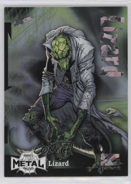 2022 MARVEL METAL Universe Spider-Man Z-Force Amazing Rave /62 Lézard # ...