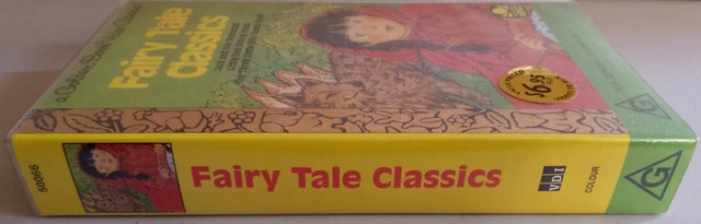 FAIRY TALE CLASSICS VHS Golden Book Video PAL Jack & Beanstalk Red ...