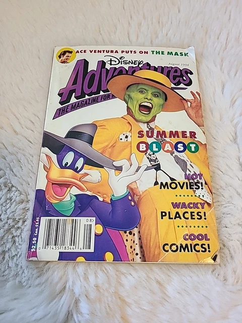 DISNEY ADVENTURES MAGAZINES The Mask August 1994 Volume 4 Number 11 £5. ...