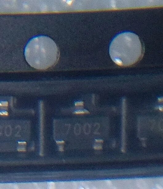 SMD TRANSISTOR 2N7002 / 2N7002LT1G SOT-23 SMD chip SOT23 marquage 7002 ...