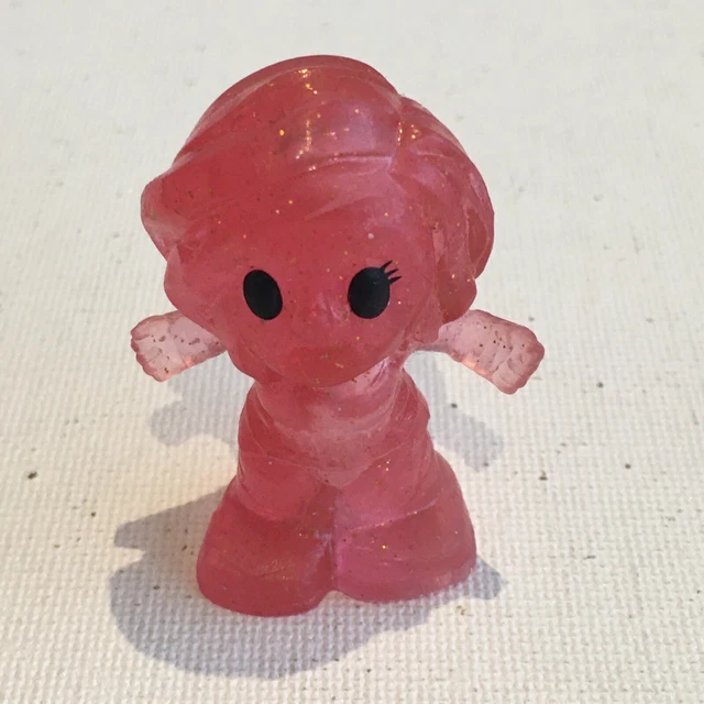 OOSHIE CAPTAIN MARVEL RARE GLITTER Pink Collectable Toy Figure ...