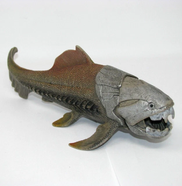 SCHLEICH DUNKLEOSTEUS FIGURE Prehistoric Fish 2015 Jaw Opens & Closes £ ...