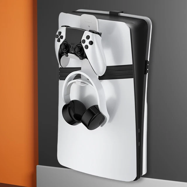 FOR PS5 PRO/PS5 Slim/PS5 Wall Mounted Console Stand with Controller ...