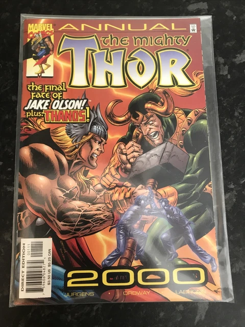 MIGHTY THOR DOCTOR Doom Final Fate Jake Olson Marvel Comics Annuals ...