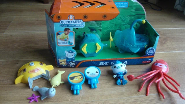 FISHER PRICE OCTONAUTS Remote Control Gup-A, Captain Barnacles ...
