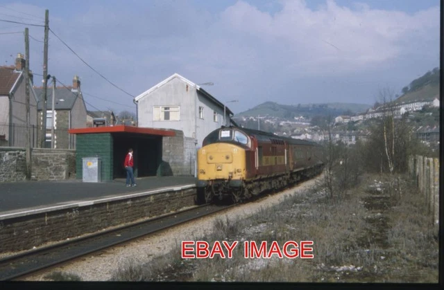 ORIGINAL 35MM SLIDE CLASS 37 LOCO 37408 LOCH RANNOCH AT BRITHDIR ...